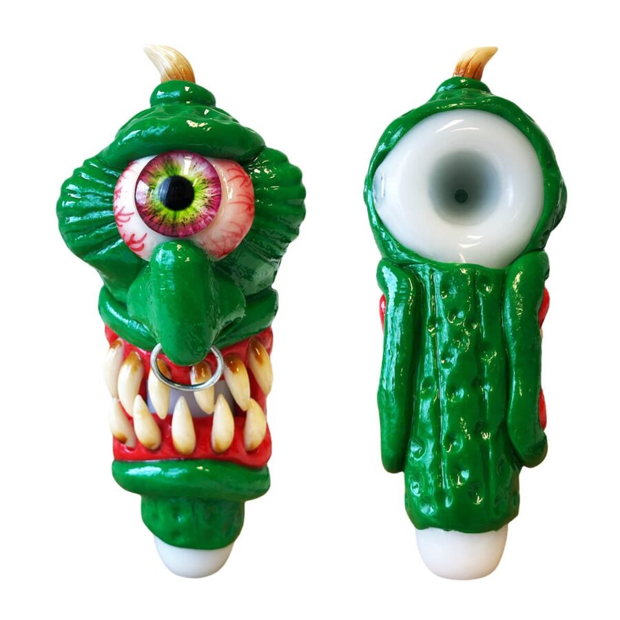 Black Sheep ''Pickle Cyclops'' Glass Pipe • Buy Now | Puff Puff Palace
